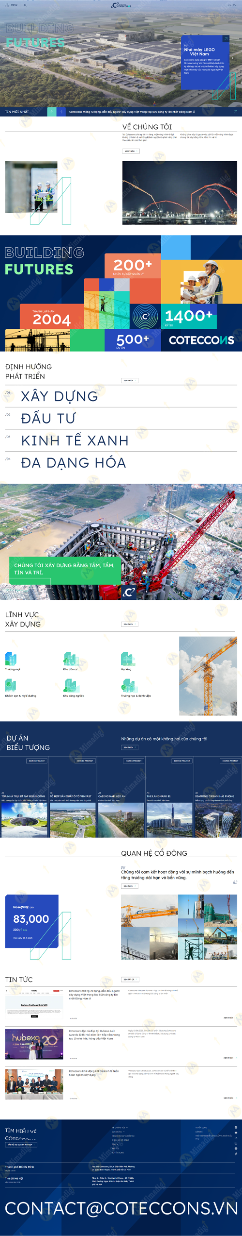 Coteccons Committed to Environmental Treatment Projects